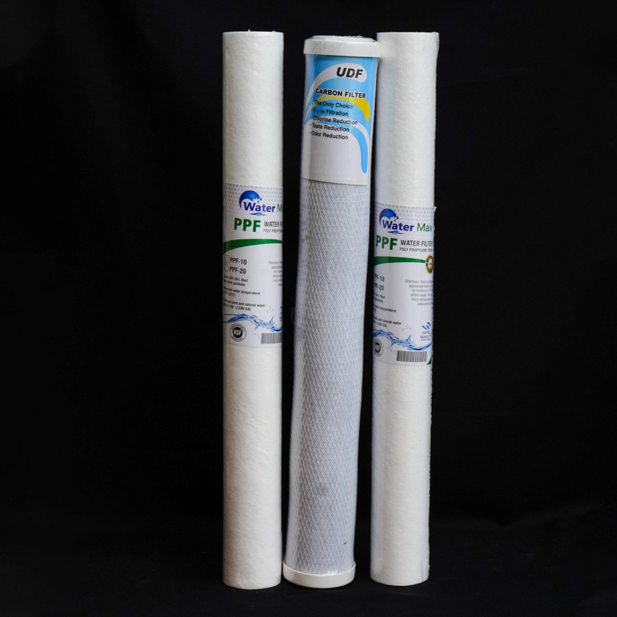 Slim Triple Filter Cartridge Set 20" – Aqua Classic
